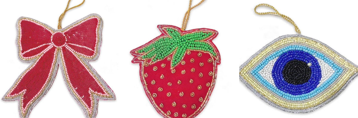 Celebrate the Holidays with Our Hand-Beaded Felt Ornaments – FORM + CONTENT